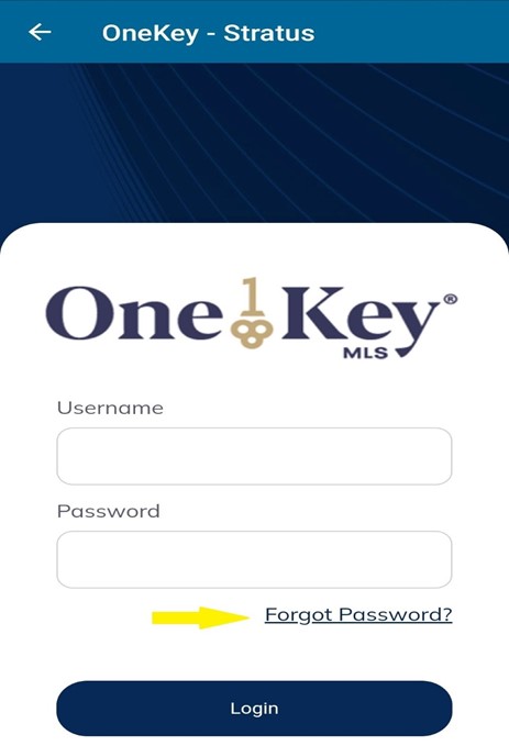 Logging into MLS-Touch as a new User – OneKey® MLS Support Center